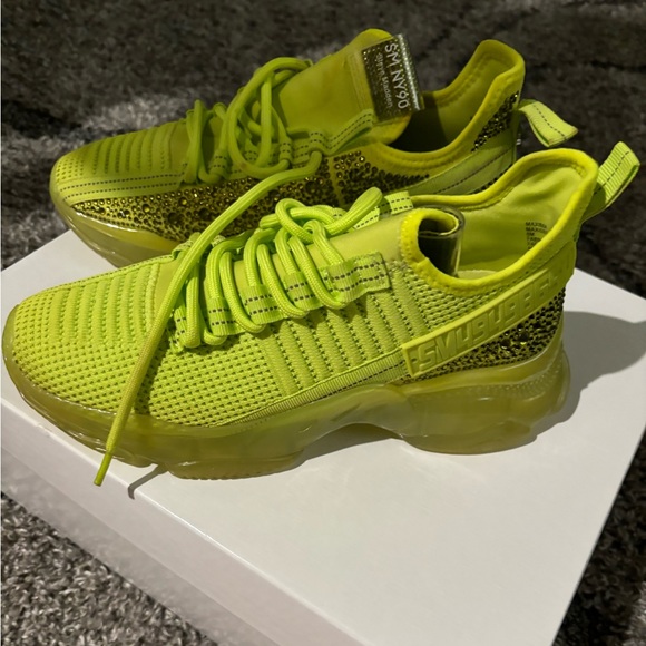 Steve Madden | Shoes | Lime Green Steve Madden Sneakers | Poshmark